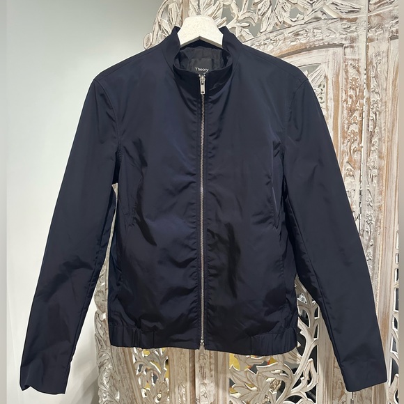 Theory | Jackets & Coats | Theory Mens Navy Bomber Jacket | Poshmark